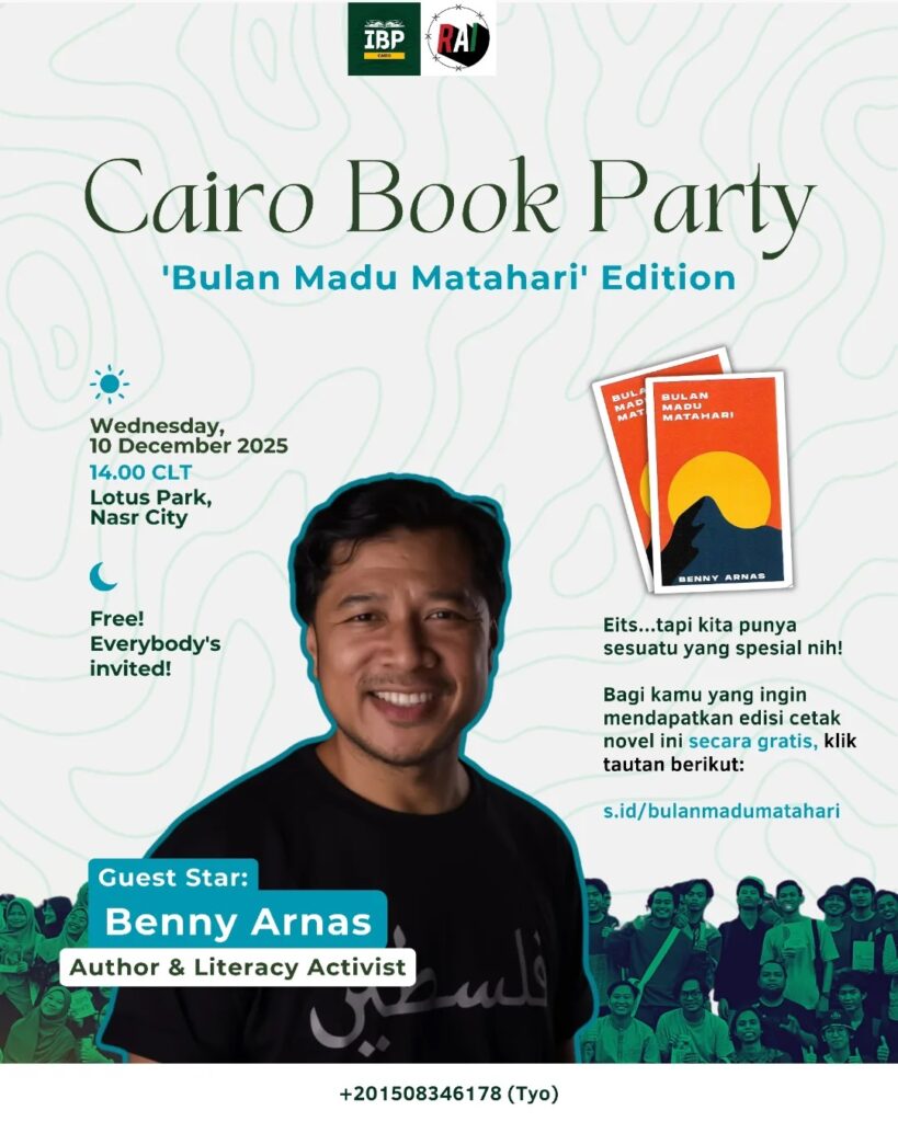 Novelis Benny Arnas dari Lubuklinggau Gagal ke Zagreb Mendarat di Kairo
